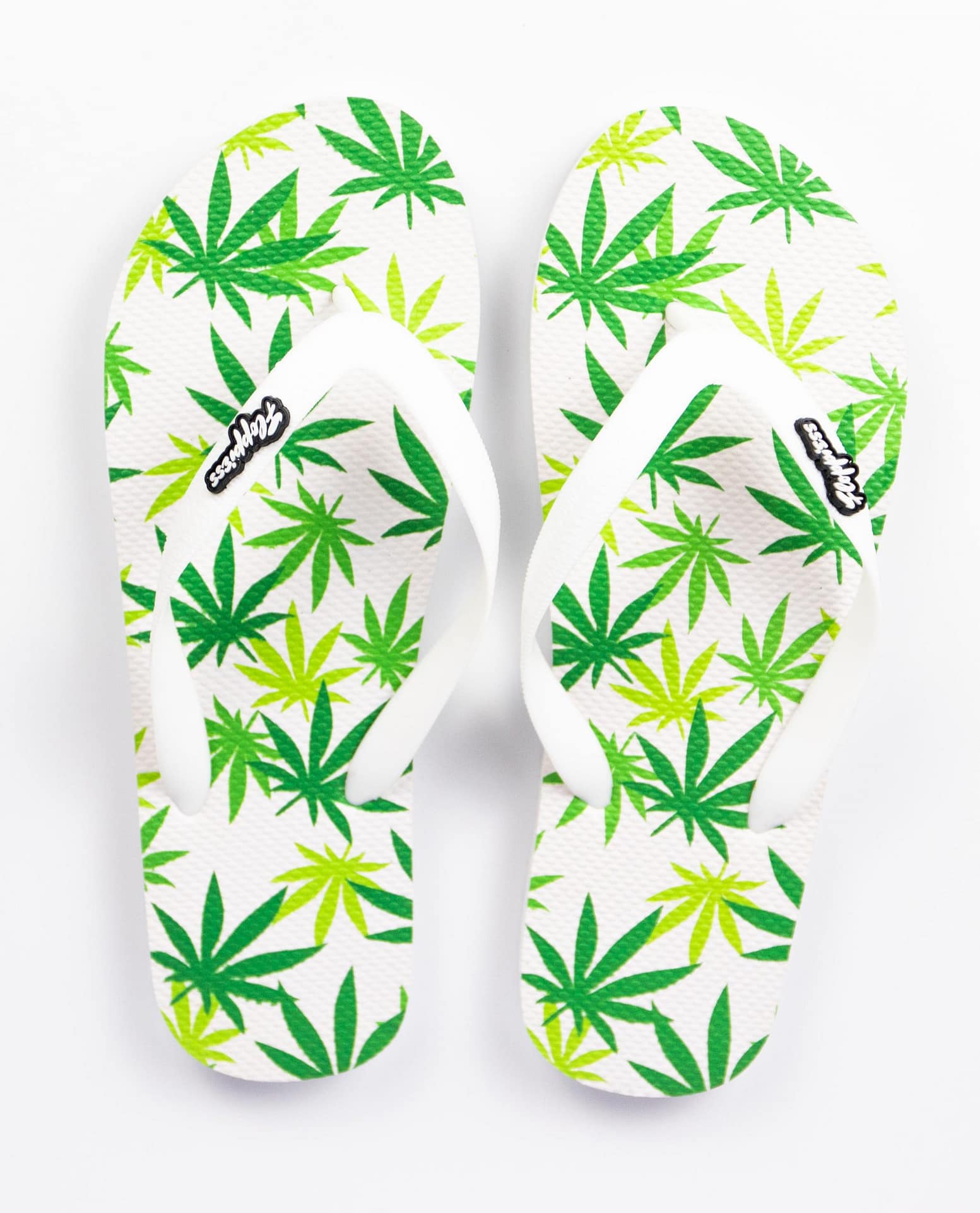 Exclusive Cannabis Leaf Flip flops (Indoor and street style) - Floppiess
